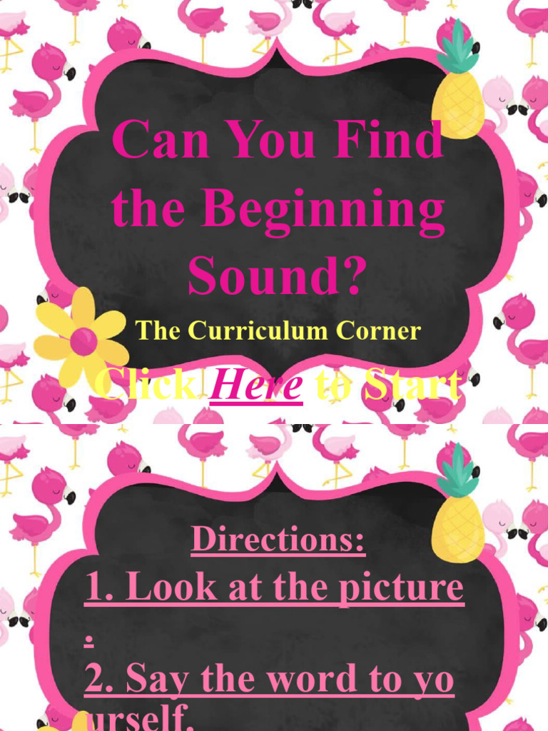 Flamingo Letter Sounds | PDF