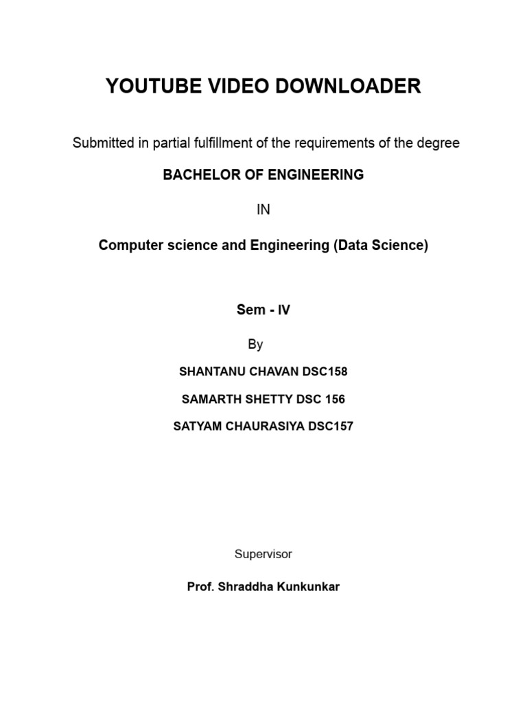 Report Yt Downloader Python | PDF | Graphical User Interfaces | Usability