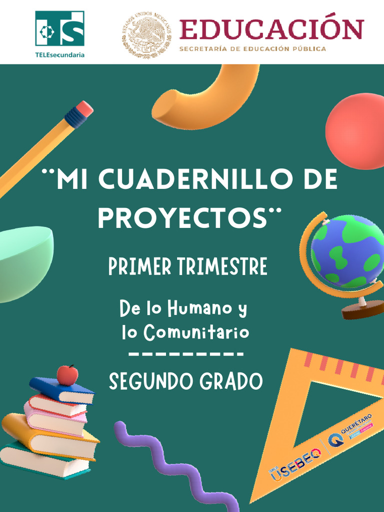 Mi Cuadernillo de Proyectos de Lo Humano y Lo Comunitario Segundo - Trim 1 | PDF | Toma de ...