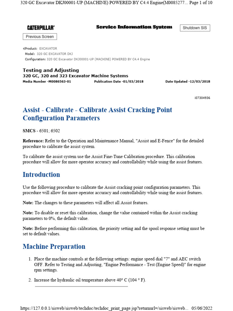 Assist Calibrate 320GC | PDF | Machines | Calibration