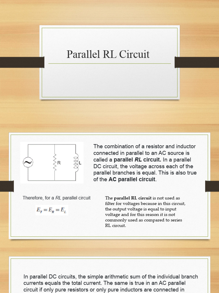 Parallel RL Circuit | PDF | Electrical Impedance | Electrical Network