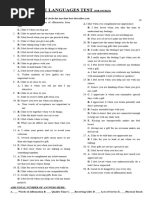 5 Love Languages Test | PDF