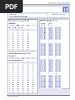 Sat Answer Key For Practice Test 2 | PDF | Standardized Tests | Tests