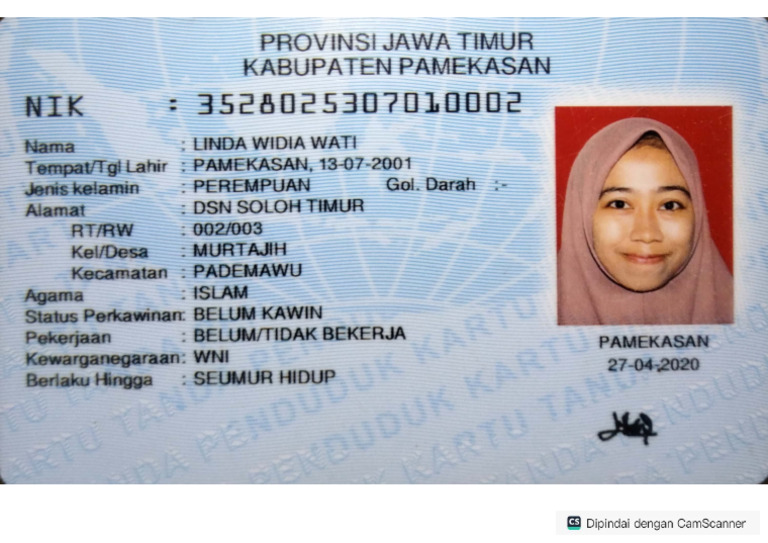 KTP Linda Widia Wati | PDF