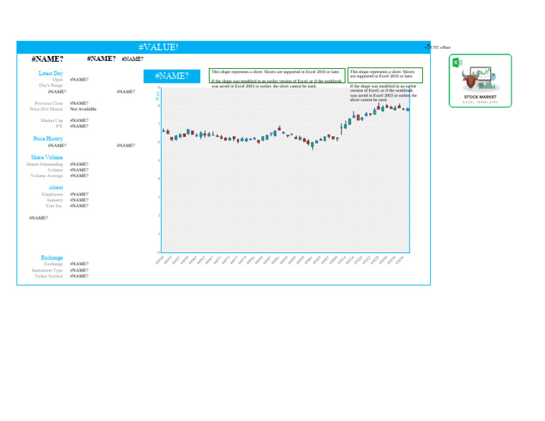 Excel Candlestick Chart Guide | PDF | Microsoft Excel | Private Sector