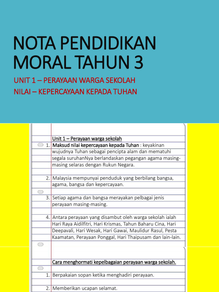 Nota Moral 1 | PDF