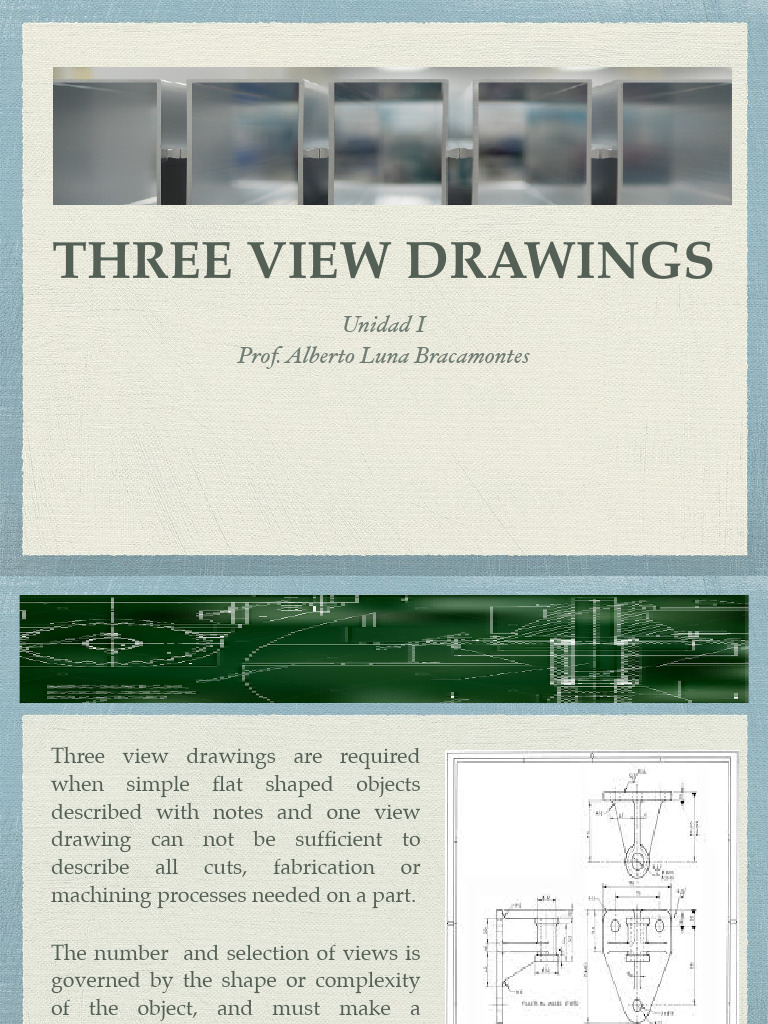 1.6.3 Three View Drawings (Dibujos de Tres Vistas) | PDF | Length | Shape