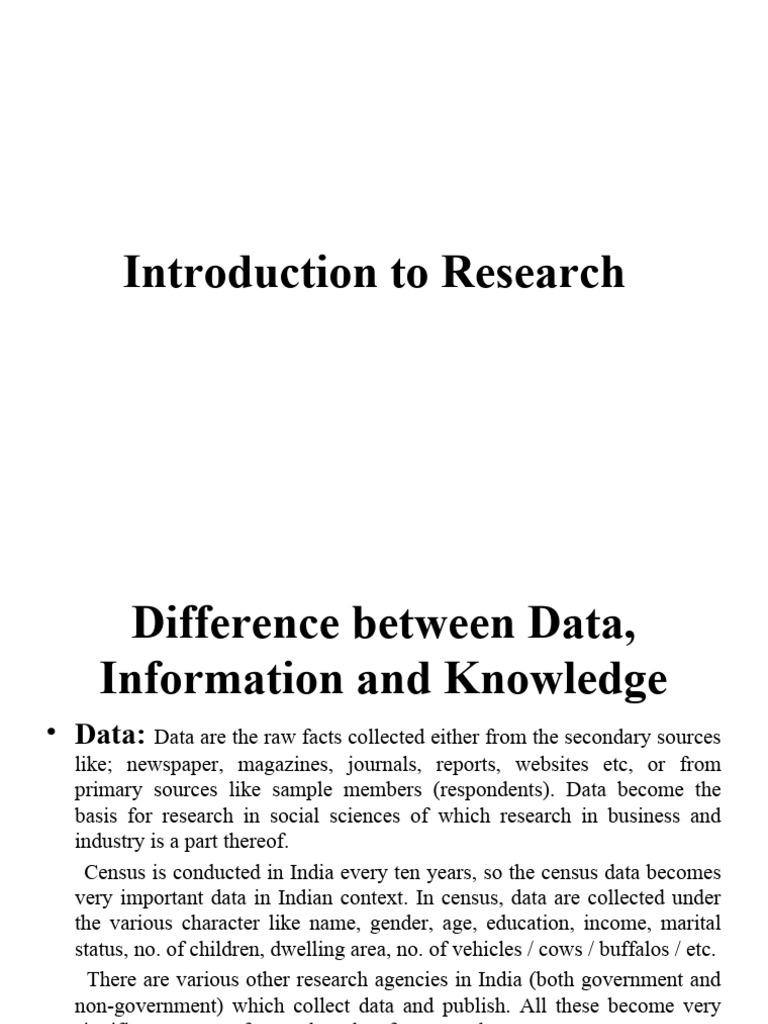Business Research PPTs1 | PDF | Hypothesis | Quantitative Research