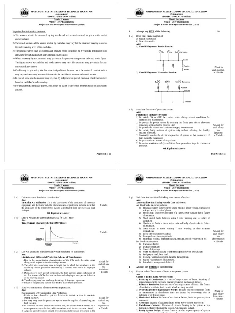 2019 Winter Model Answer Paper (Msbte Study Resources) | PDF | Relay ...