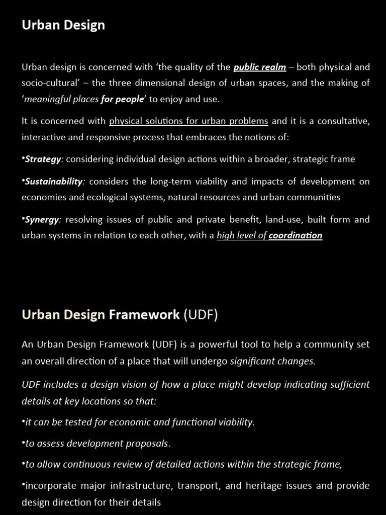 5 Lecture-02 - UrbanDesignProcess | PDF | Urban Design | Design