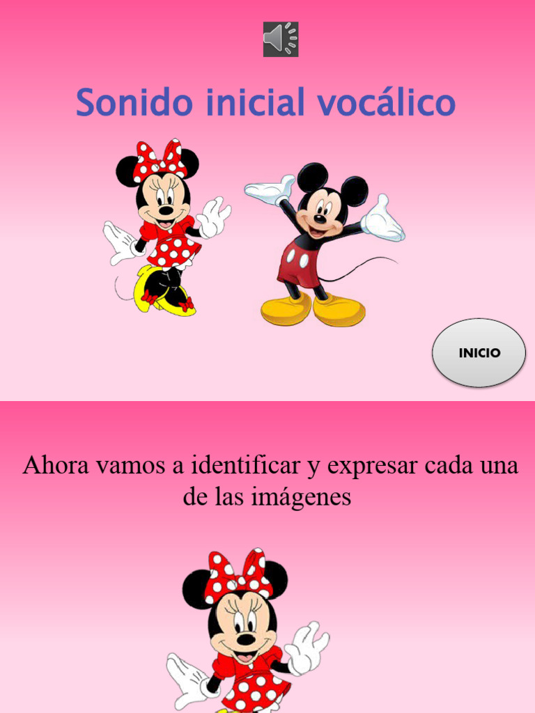 Sonido Vocal Inicial 1 | PDF