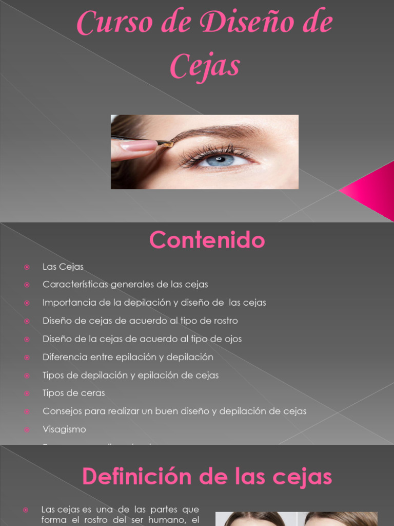 Curso de Diseno de Cejas 2 - 014007 | Descargar gratis PDF | Ceja | Cara