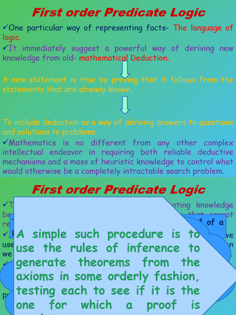 Predicate Logic Pdf First Order Logic Deductive Reasoning 