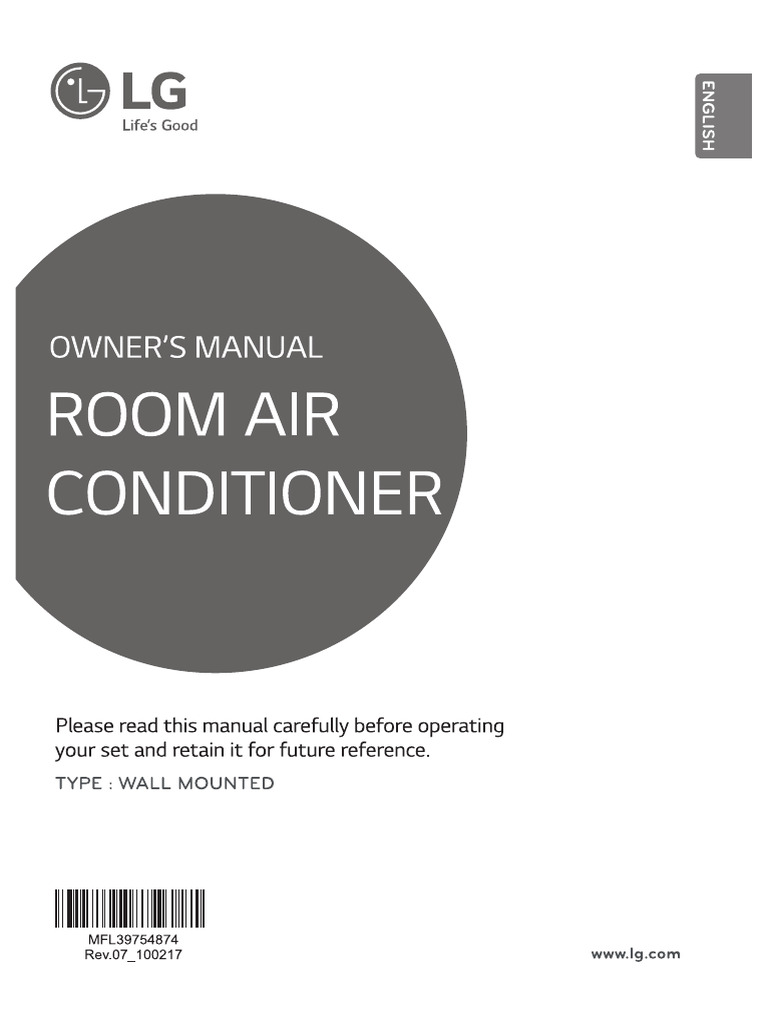 Owner Manual LG AC Latest 2024 | PDF