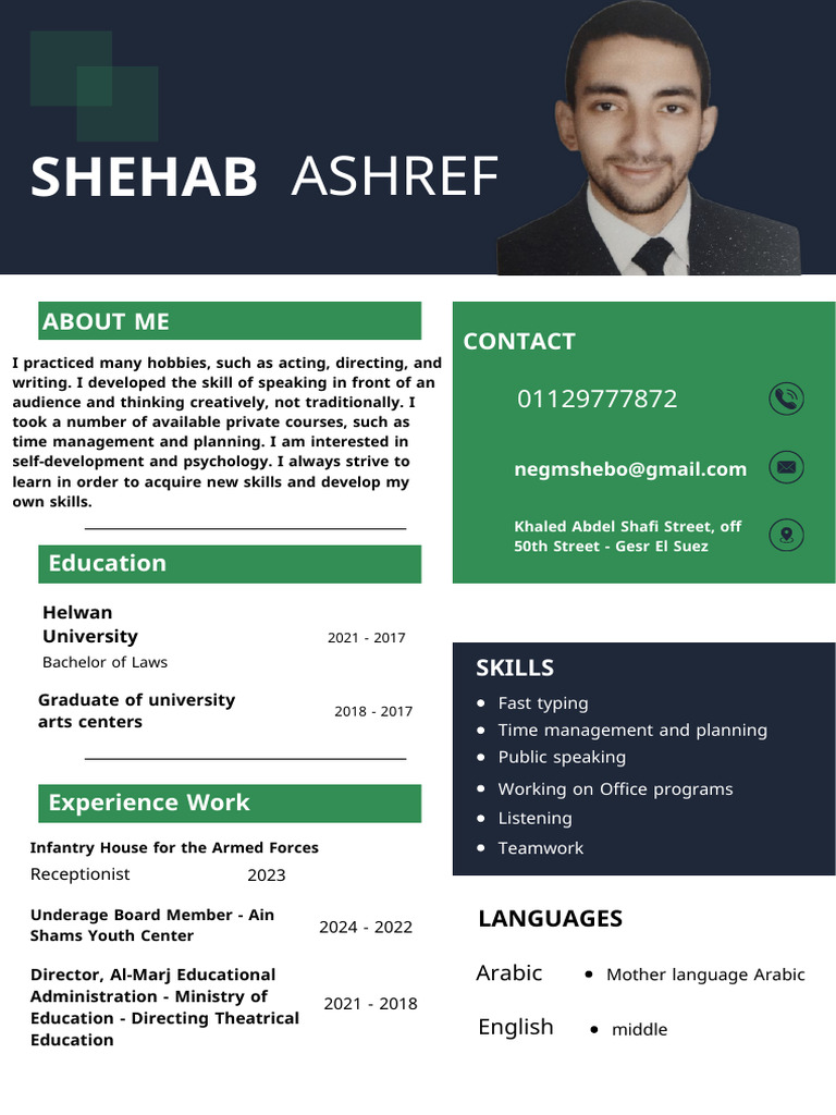 Shehab Ashref: Skills & Experience Overview | PDF