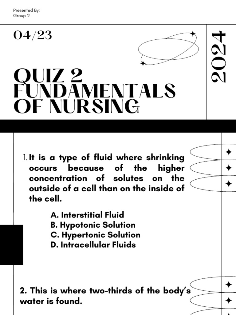 Quiz Funda | PDF | Nutrients | Urine