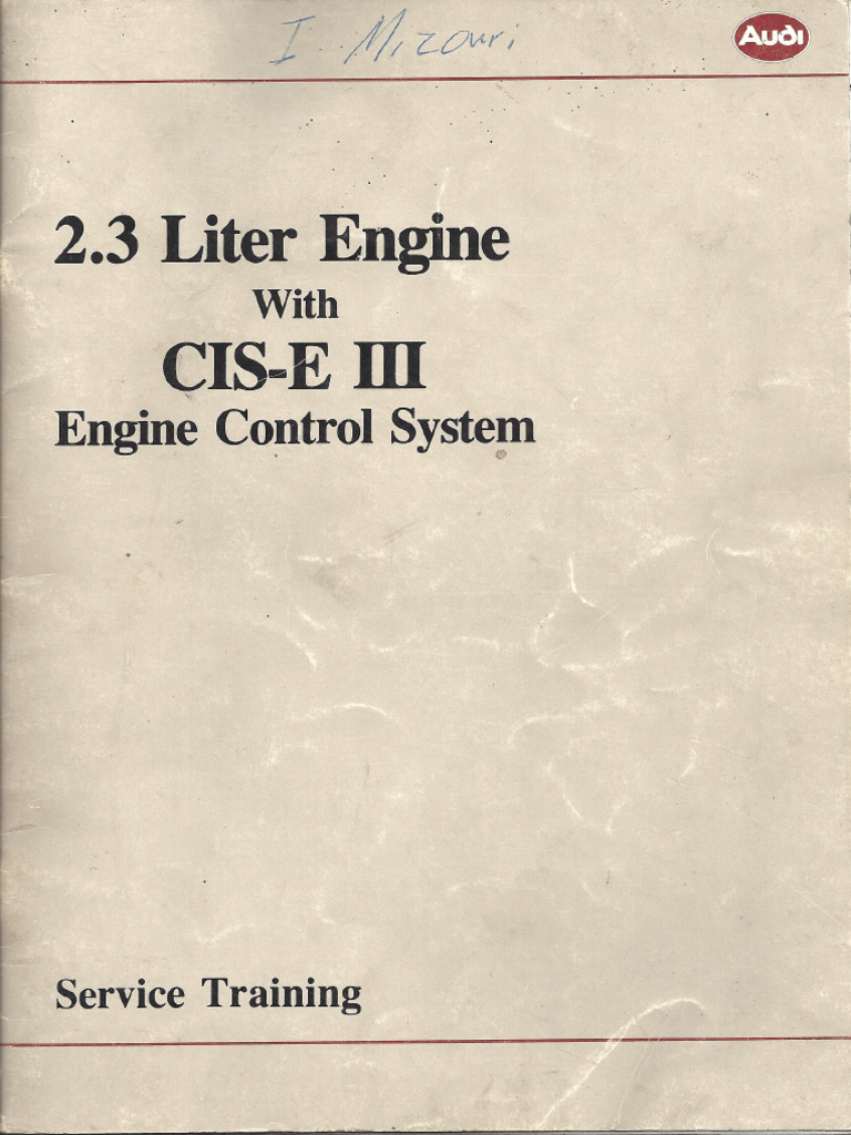 CIS-E III Service Training | PDF