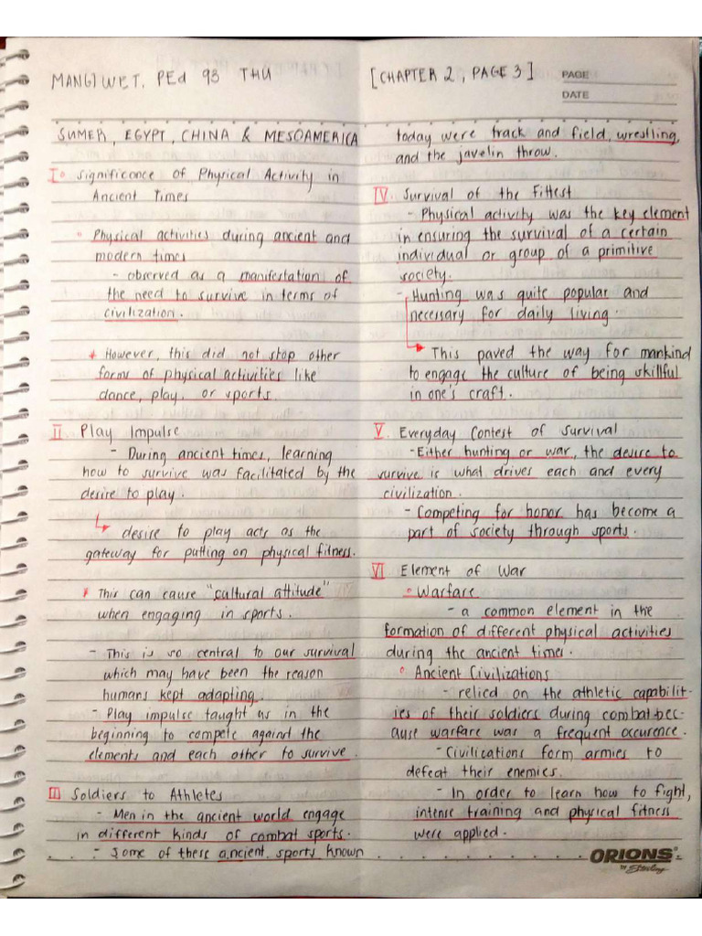 PEd 93 - THU Mangiwet Learning Log Chapter | PDF