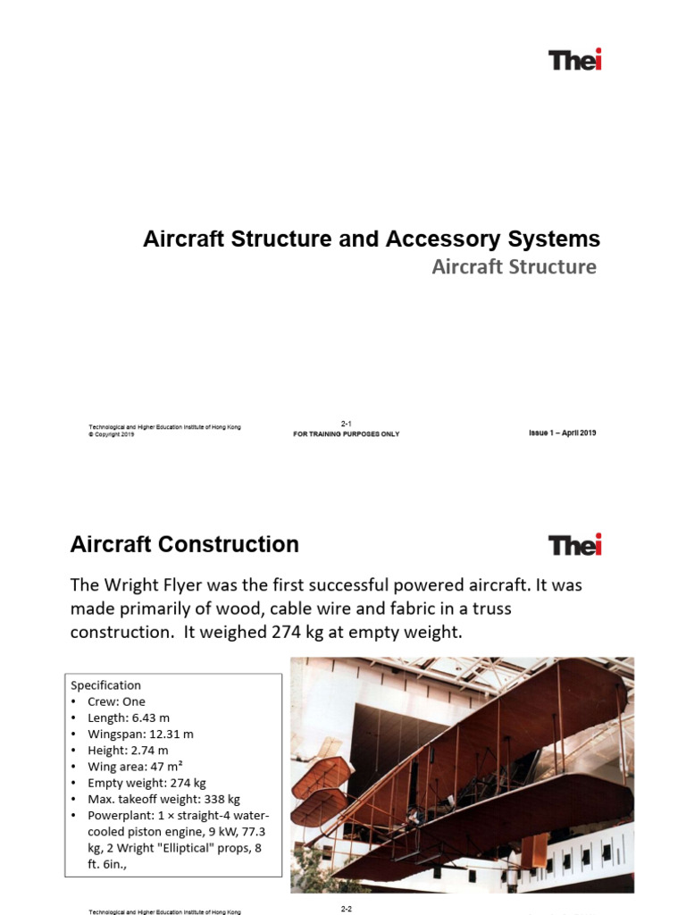 01 Aircraft Structural Design and Construction 2021 | PDF | Fuselage ...