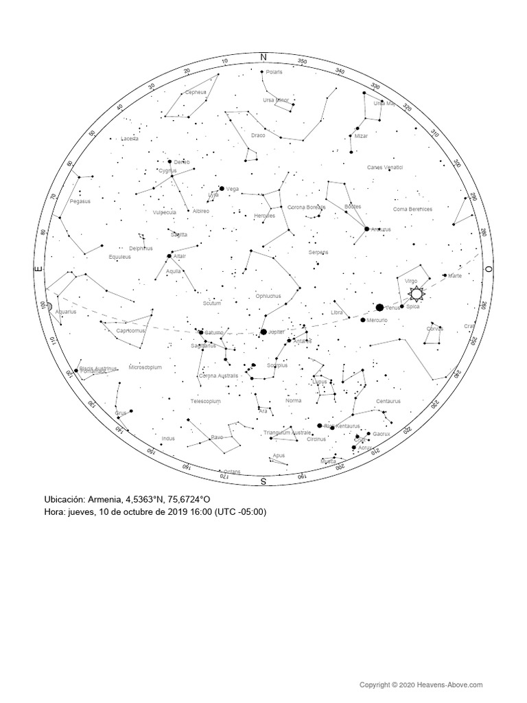 Mapa Estelar 2 | PDF | Agrupaciones estelares | Objetos astronómicos