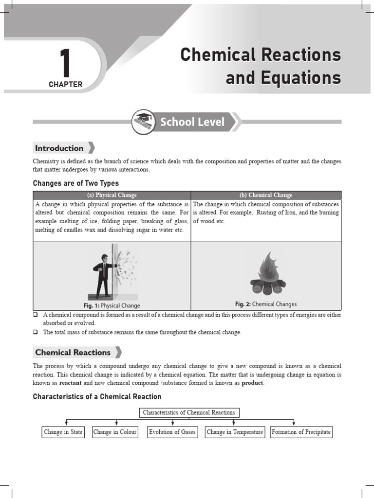 Chemical Reactions and Equations - Study Module | PDF | Redox ...