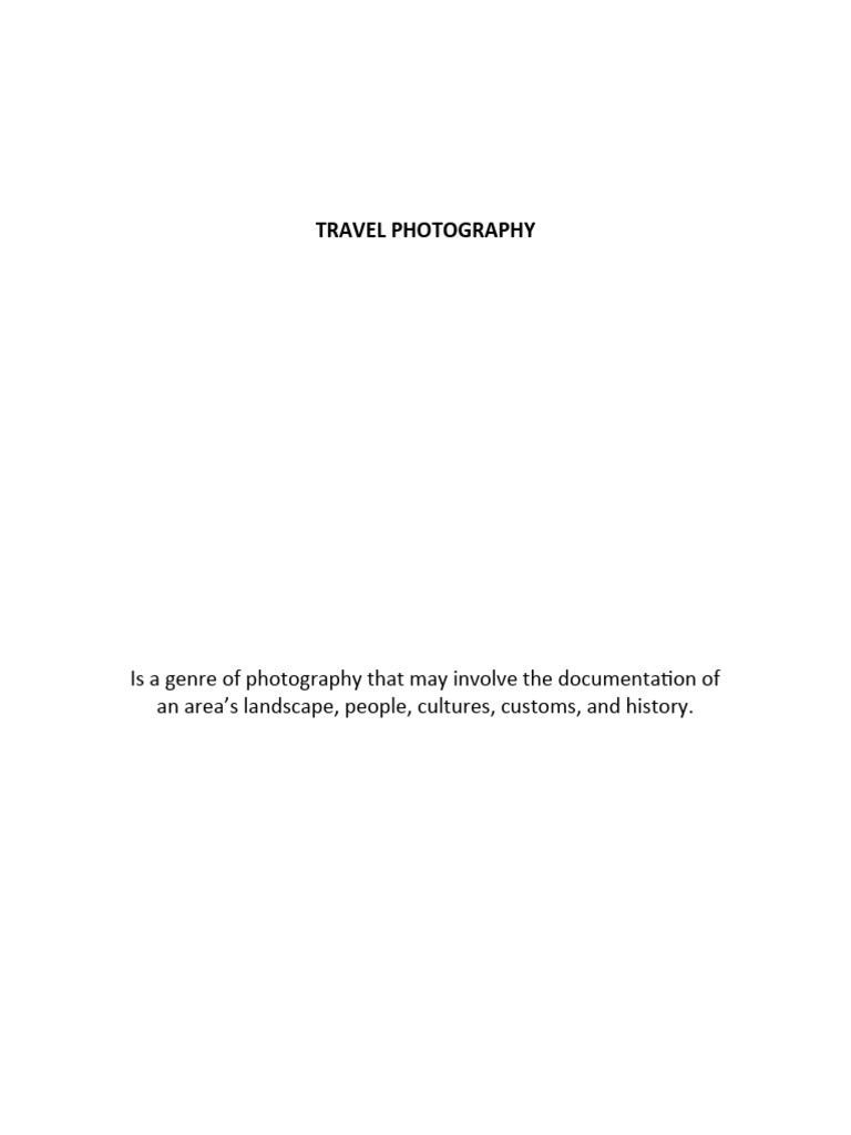 12 Types of Photography | PDF