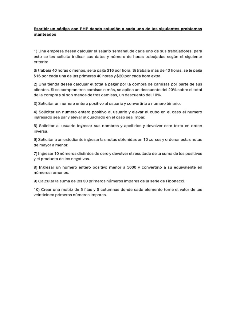 Tarea Logica de Programacion_2 | PDF