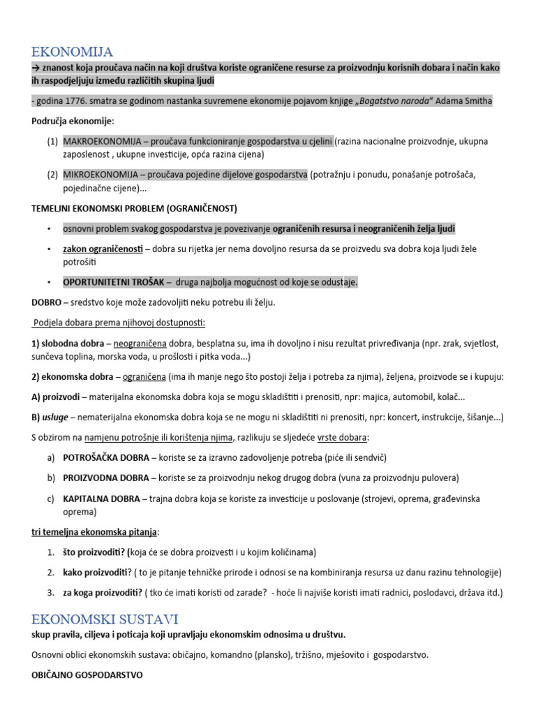 EKONOMIJA | PDF