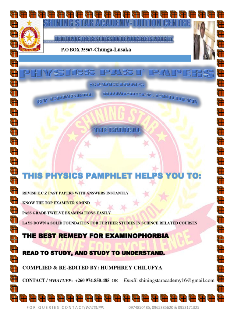 Physics Exam Prep Guide with Answers | PDF | Force | Mass