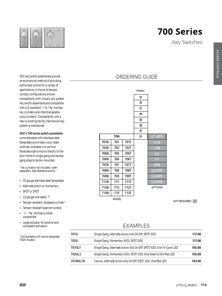 PS 700 | PDF | Switch | Machines