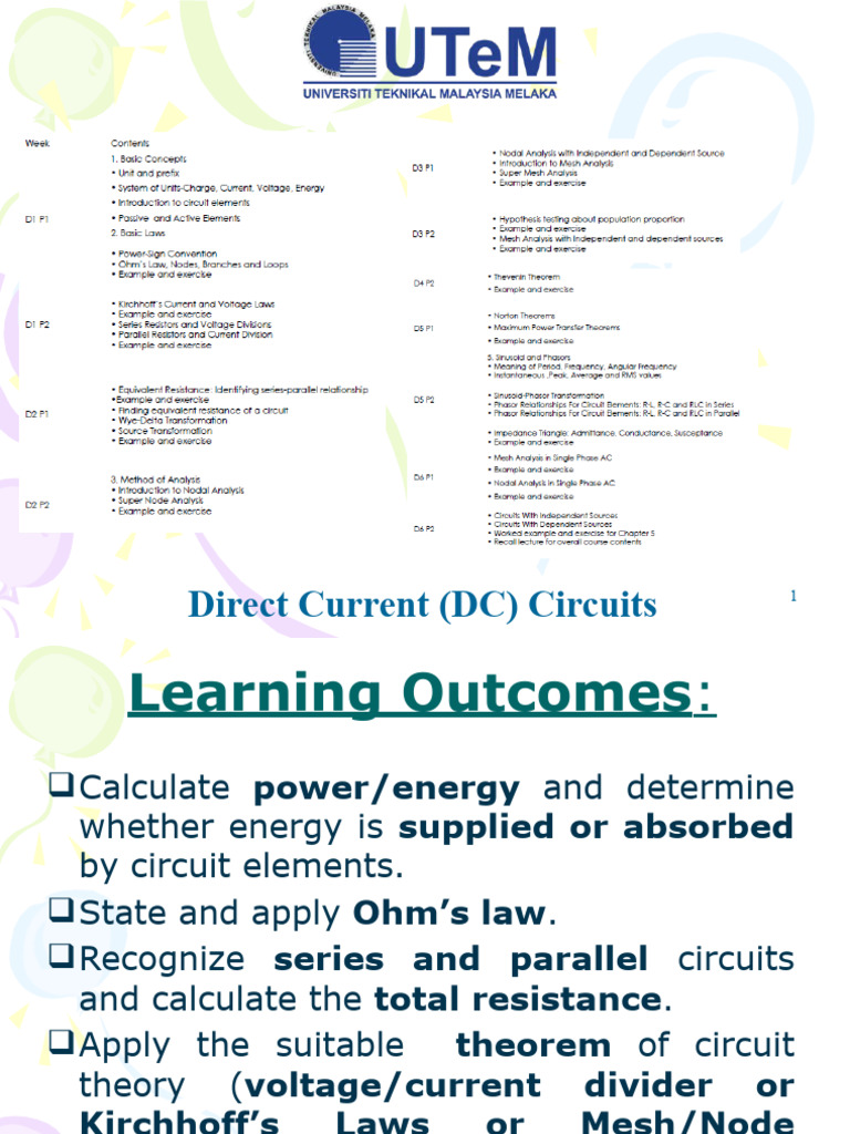 Chap2 DC Circuits | PDF | Series And Parallel Circuits | Direct Current