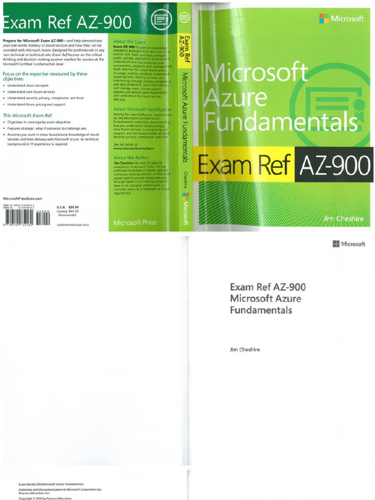 Microsoft Azure Fundamentals Exam Ref Az 900 PDF Free | PDF