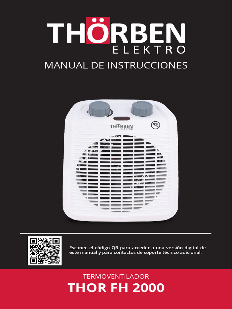 Manual THOR - FH 2000 - IM - 221017 | PDF | Termostato