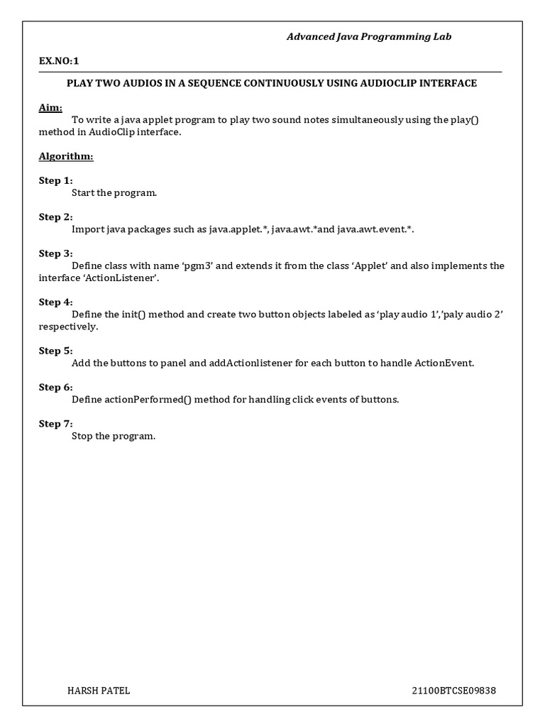 Harsh Patel Java | PDF | Computer Programming | Computing