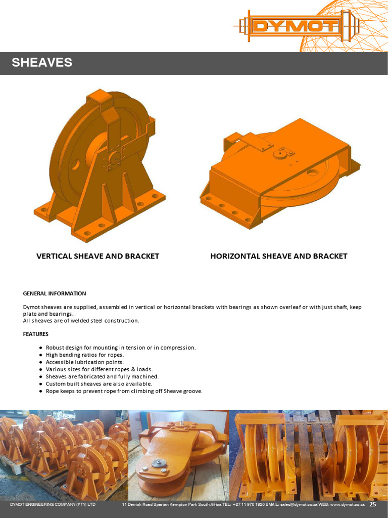 25 26 Sheaves | PDF | Bearing (Mechanical) | Manufactured Goods