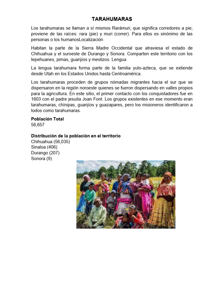 Tarahumara s | PDF | Civilización maya | México