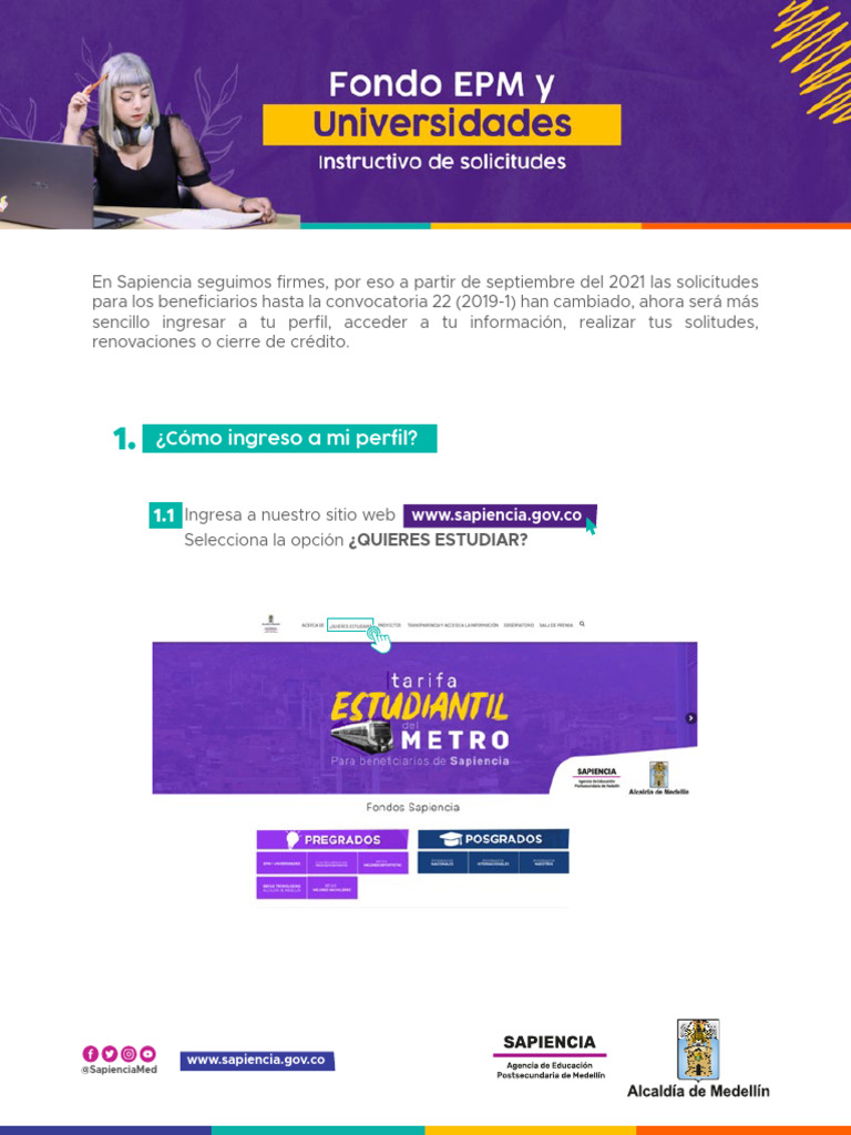 Instructivo Fondo Epm y Universidades | PDF | Documento de identidad