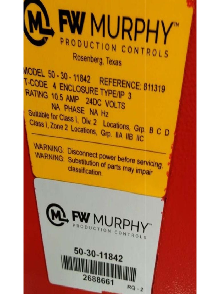 B4. Control Panel - Control Panel Data Plate | PDF