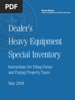 Texas Dealer Motor Vehicle Tax Statement | PDF | Taxes | Real Estate ...