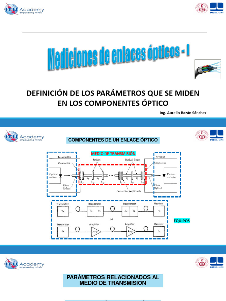 Mediciones 1 | PDF | Óptica | Fibra óptica