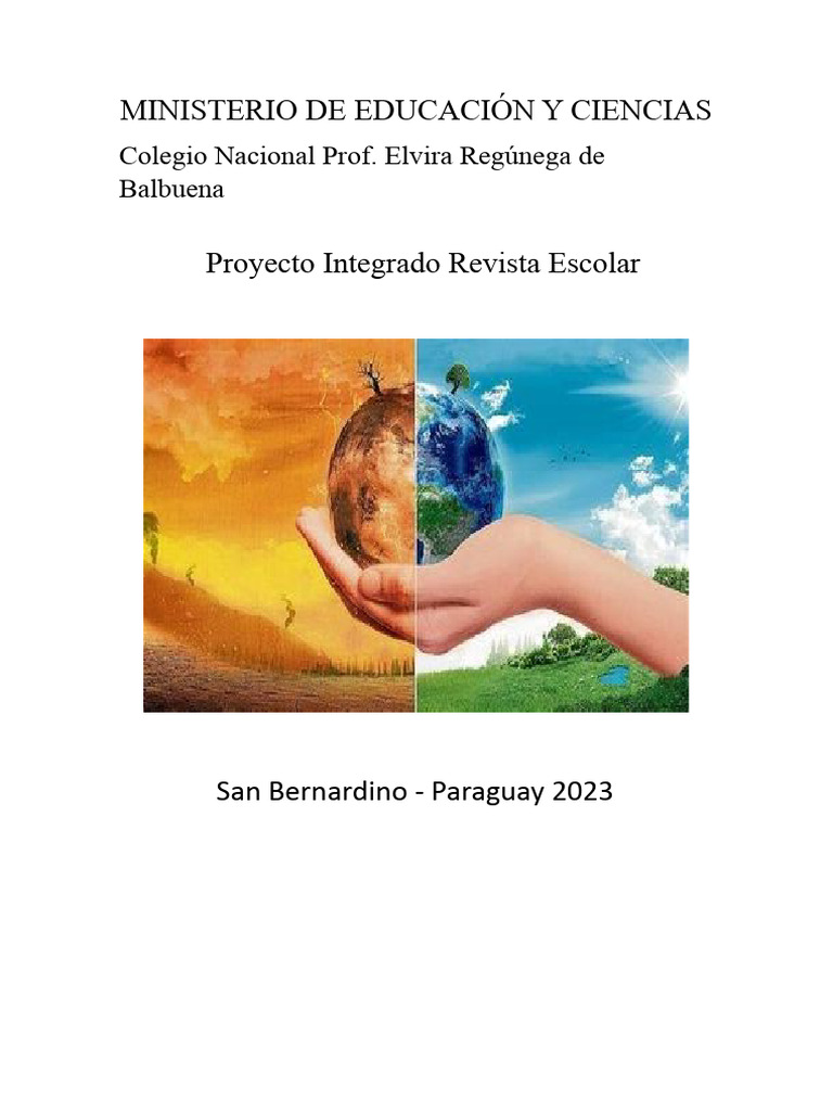 Proyecto Integrado Erb | PDF | Aprendizaje | Dibujo