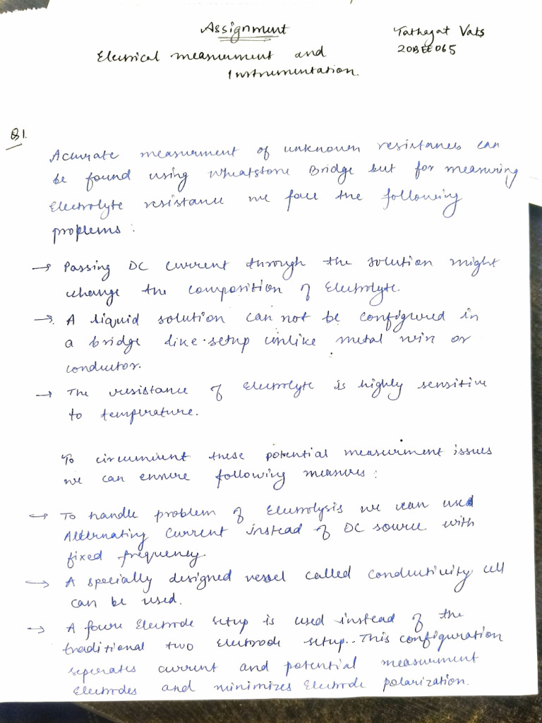 Assignment Instrumentation | PDF