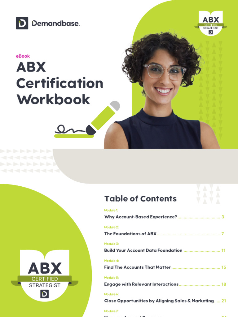 ABX Certification Workbook Guide | PDF | Customer Relationship ...