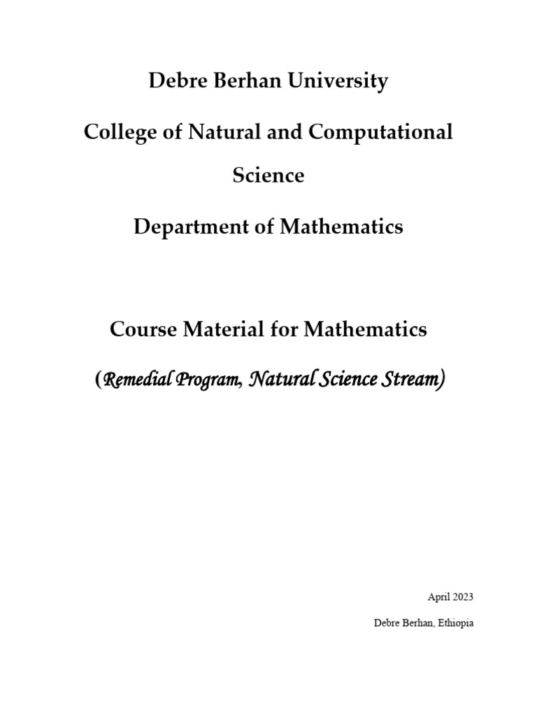 Mathematics For Natural Science Download Free Pdf Matrix