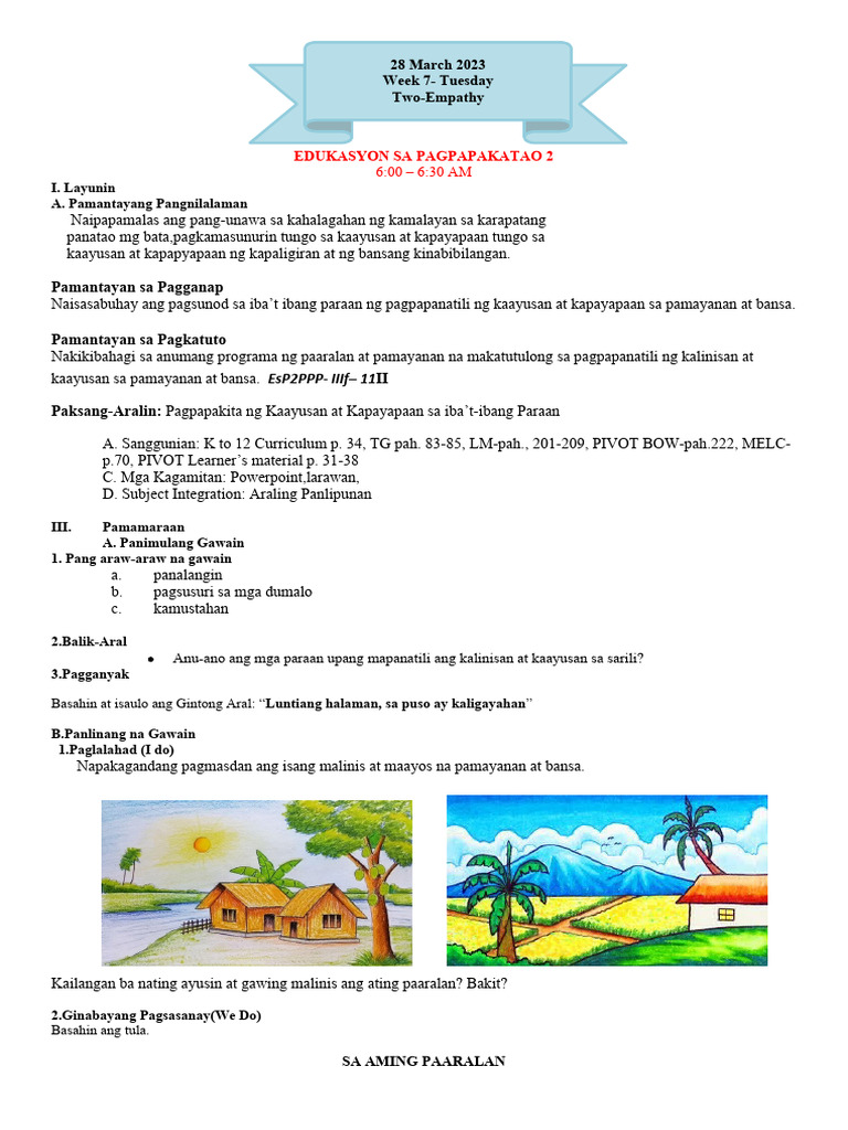 Pamantayan Sa Pagganap | PDF