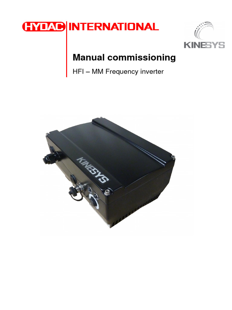 21.2 HYDAC KineSys HFI-MM Commissioning Instruction V1.0 變頻馬達DAV-Kit 試車 ...