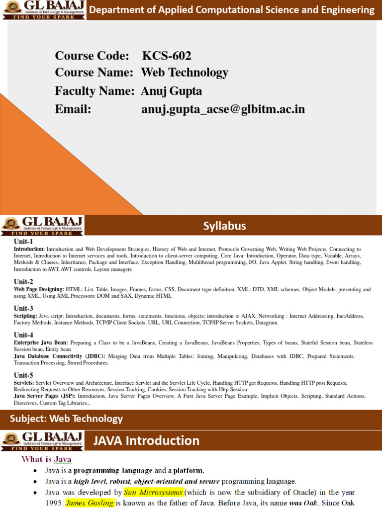 Unit - 1 - Part2 JAVA Introduction | PDF | Method (Computer Programming) | Java Virtual Machine