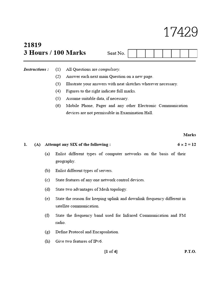 Cnesum 19 | PDF | Computer Network | Internet Protocol Suite
