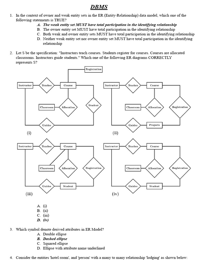 Dbmsnotes Pdf Relational Model Relational Database 