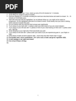 POTS Exercise Program Guidelines | PDF | Self-Improvement | Lifestyle